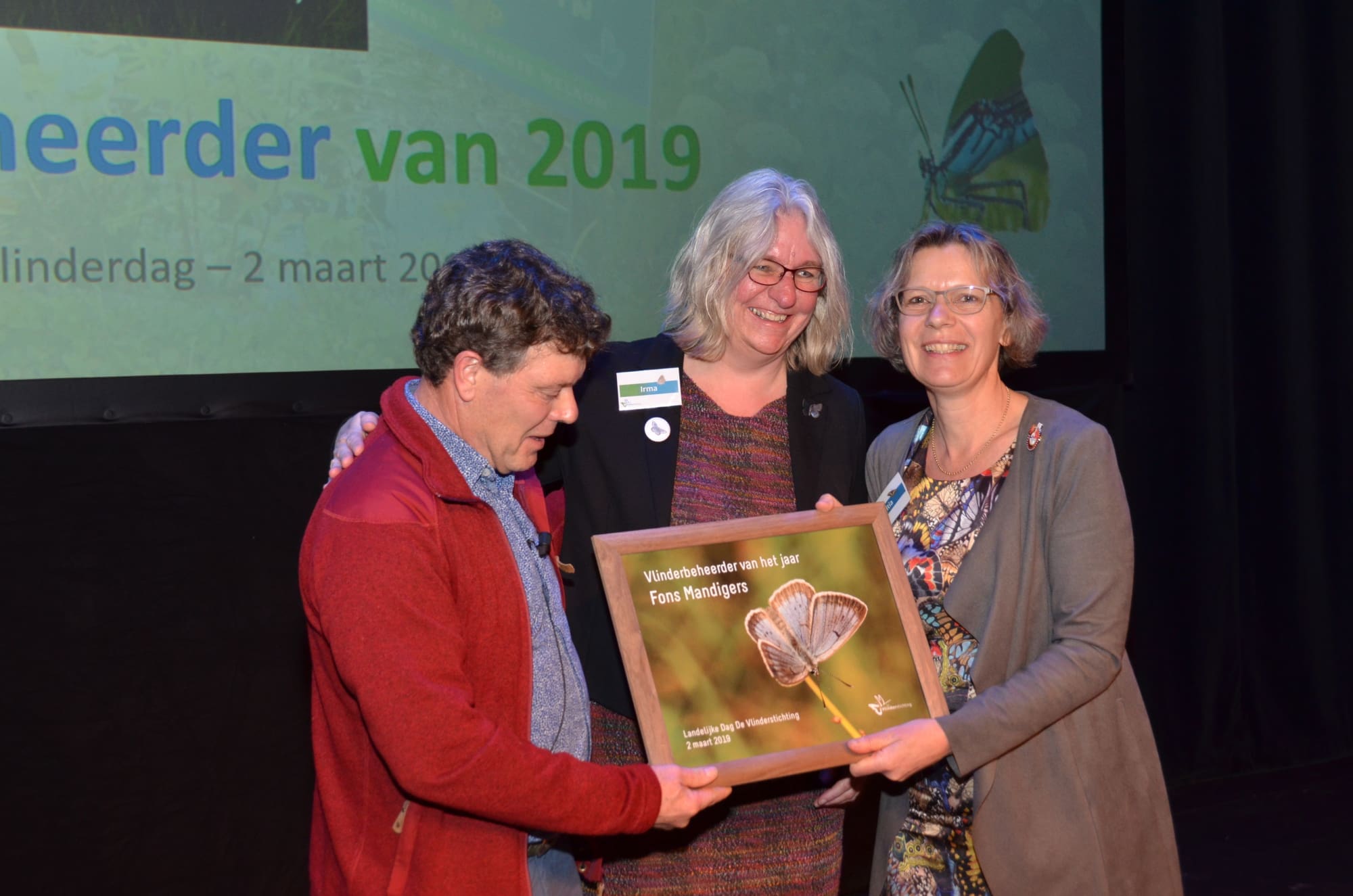Fons Mandigers vlinderbeheerder van het jaar - Vlinderstichting